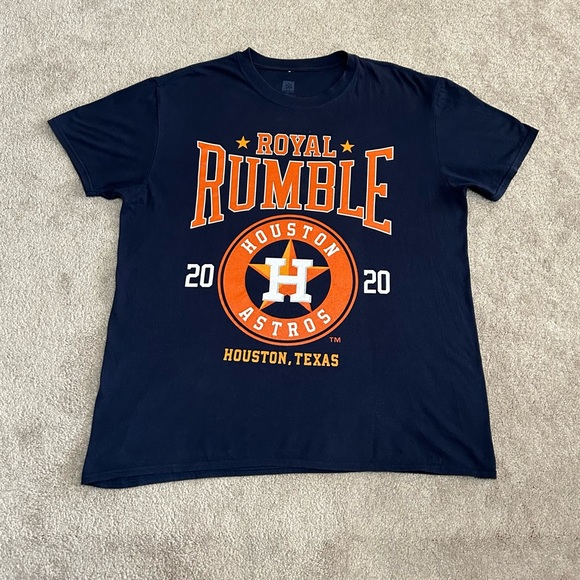WWE | Shirts | Wwe 220 Royal Rumble Houston Astros I Was There Tshirt ...